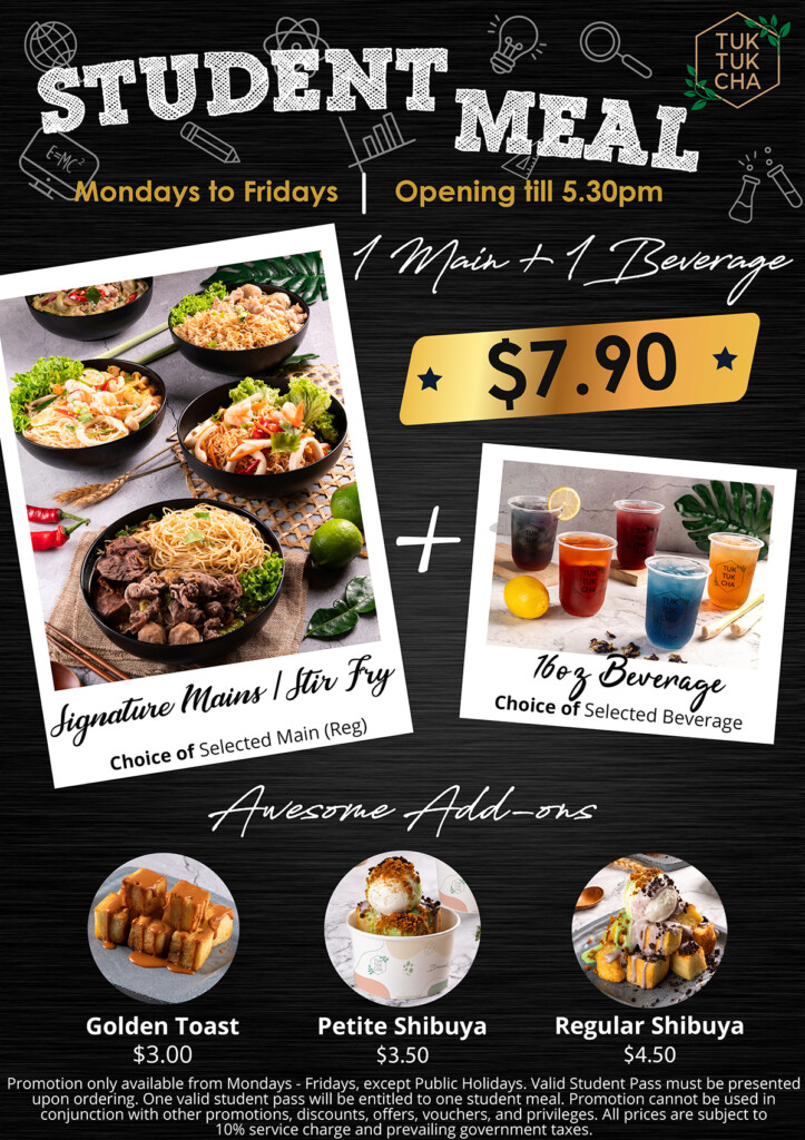 Tuk Tuk Cha Bistro Menu - Tuk Tuk Cha